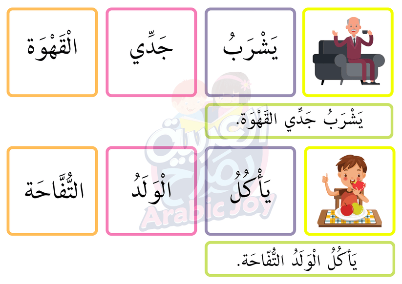 I Can Make a Sentence - Arabic sentence building activity DIGITAL Prin ...